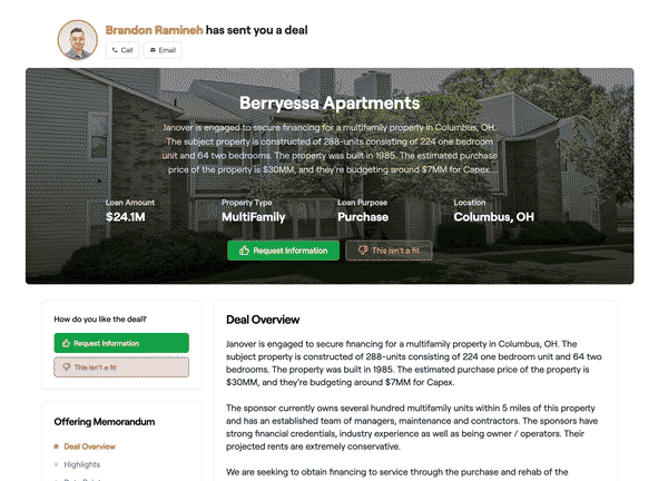 Janover Pro for Commercial Real Estate Brokers
